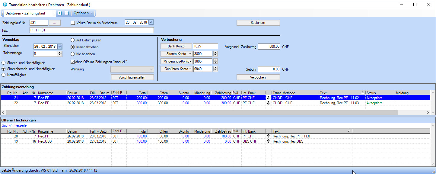 Aide Topal Comptabilité Ordres LSV / Direct Debit - standard ISO