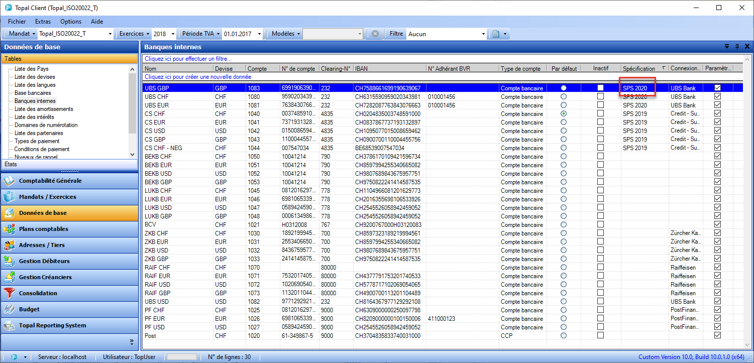 Releases Notes ISO20022 Credit Transfer (Pain.001) Spécification ...